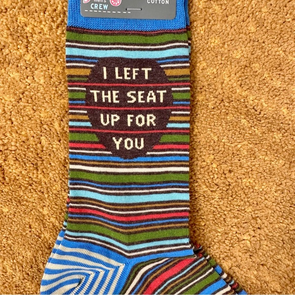 Blue Q | Underwear & Socks | I Left The Seat Up For You Mens Socks ...